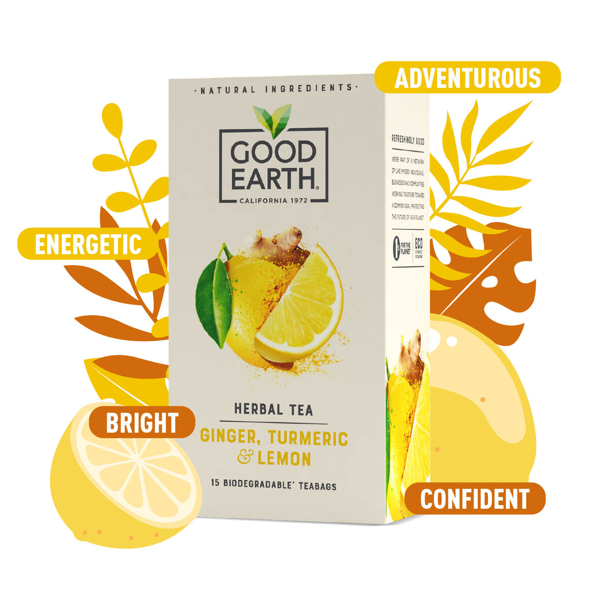 Good Earth Ginger, Turmeric & Lemon Tea Bags – Good Earth UK